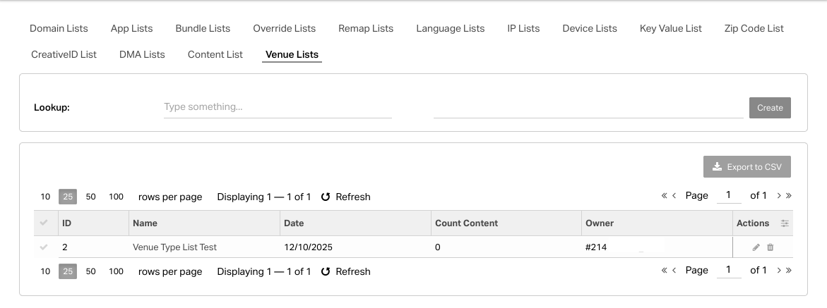 Venue Type Targeting – Help Center Home